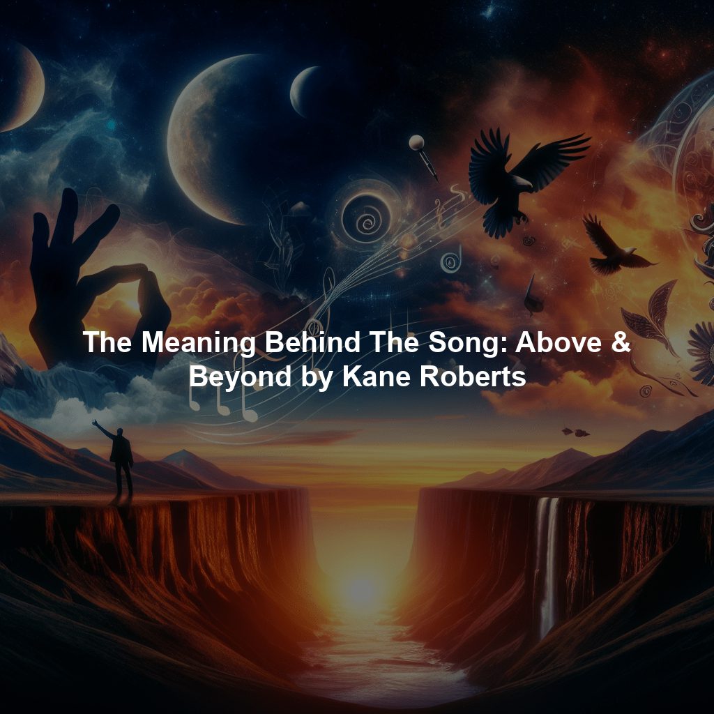 The Meaning Behind The Song: Above & Beyond by Kane Roberts - Exploring ...