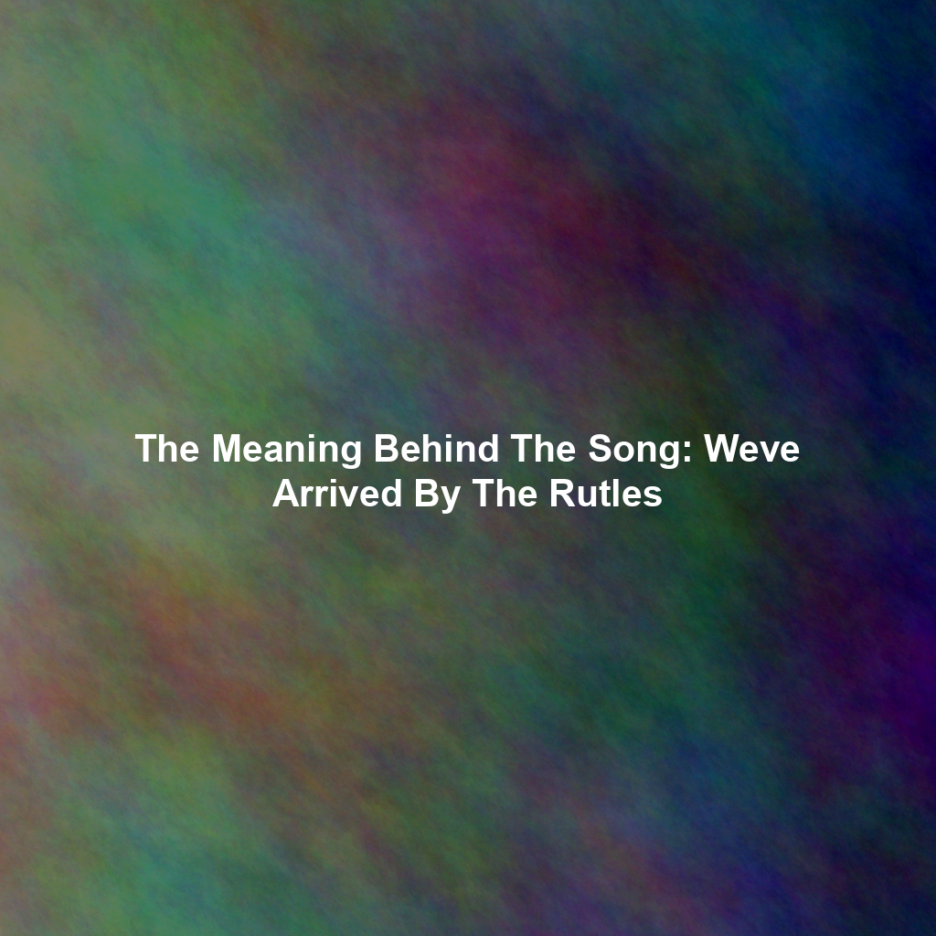The Meaning Behind The Song: Weve Arrived By The Rutles - Exploring ...